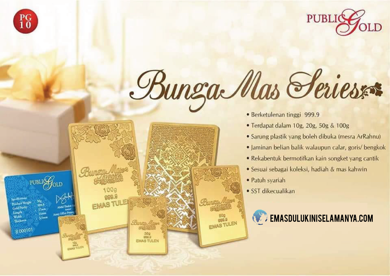Bunga Mas dan Tai Fook: Jongkong Emas untuk Koleksi DAN Pelaburan – EDKS